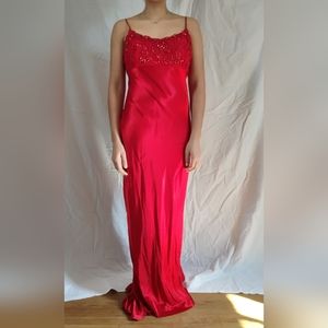 Alfred Angelo | Dresses | Alfred Angelo Red Evening Gown | Poshmark